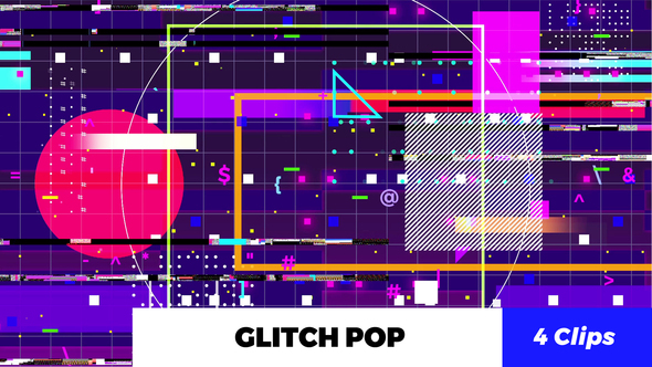 Glitch Pop Modern, Motion Graphics | VideoHive